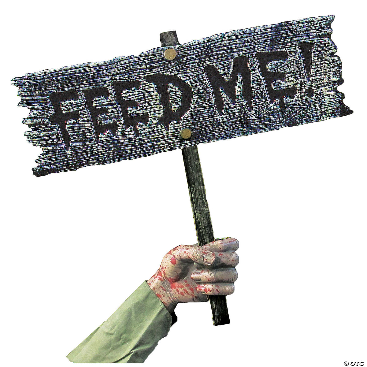 Warning From Below-feed Me Sign – Spooky Costumes